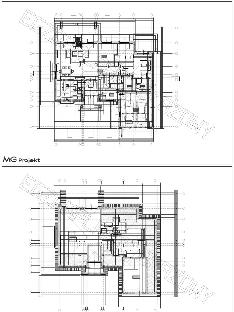 Projekt Domu Willa Parkowa B Plik Szczegolowy Odbicie Lustrzane | PDF