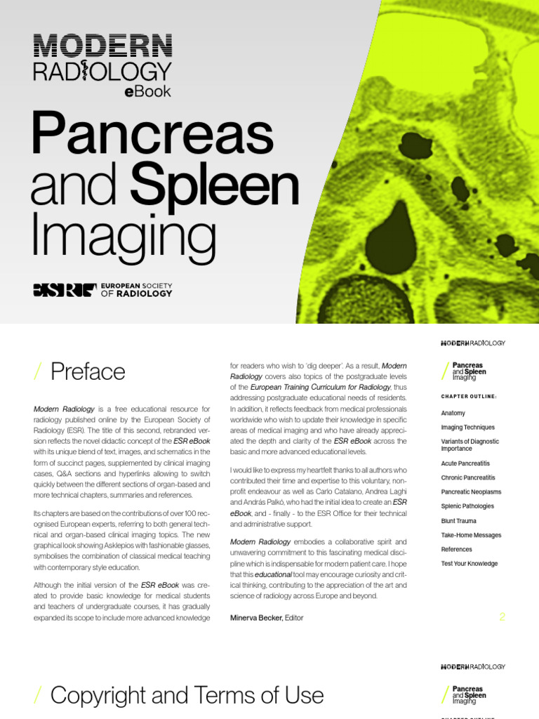ESR_Modern-Radiology_eBook_Chapter_21v2 | PDF | Pancreas | Medical Specialties