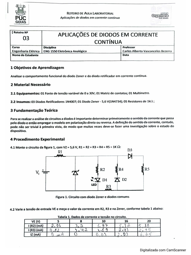 Exp3 - Eletronica Analogica | PDF