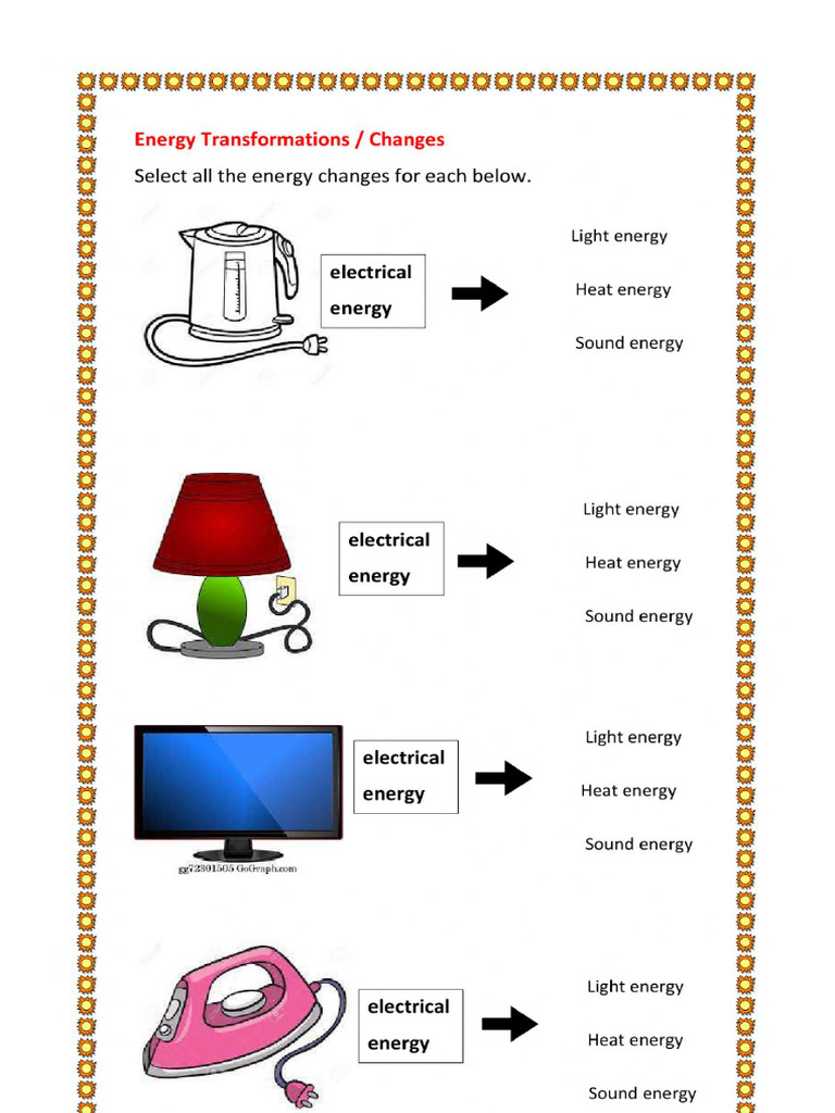 Energy Transformations | PDF
