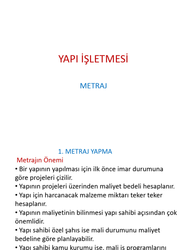 Yapi İşletmesi̇ | PDF