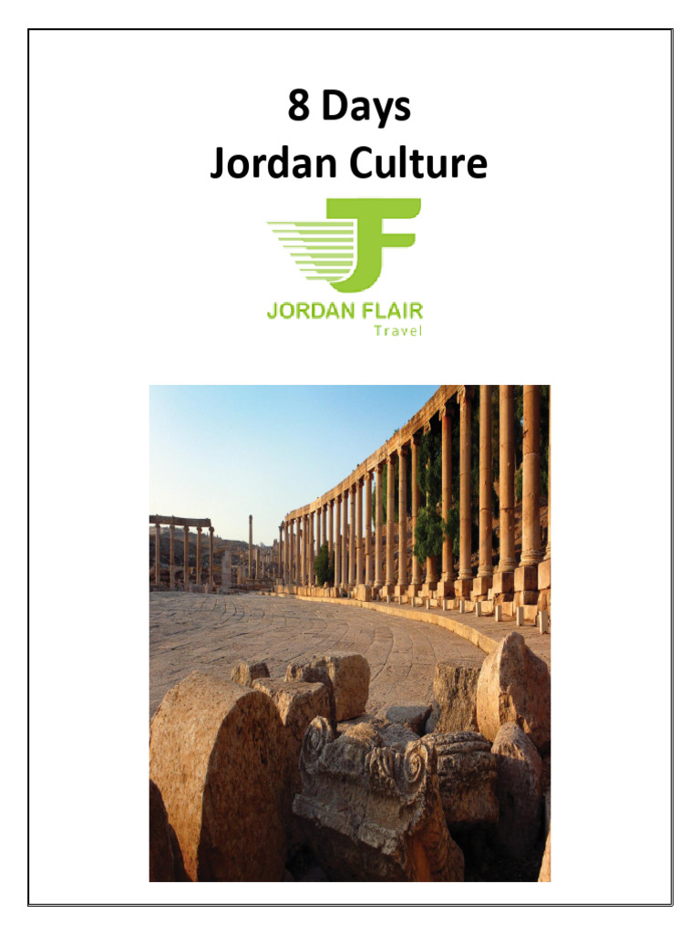 8-Day Jordan Cultural Tour Itinerary | PDF