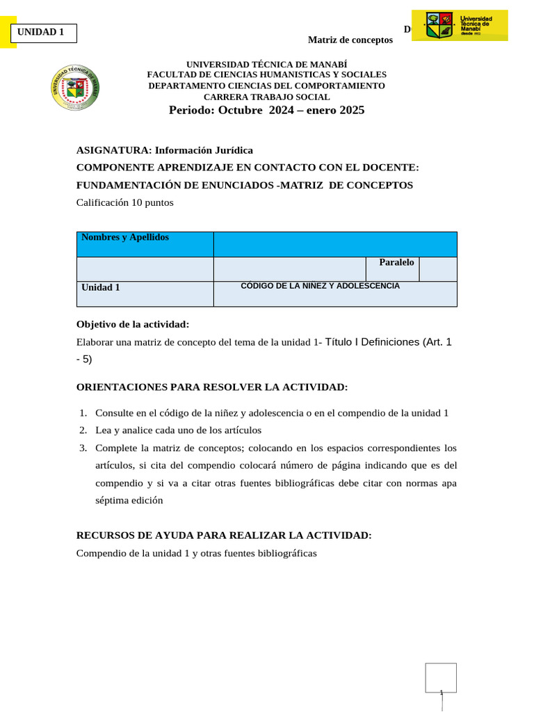 ACT IVIDAD 1- DOCENCIA 1- U1-MATRIZ DE CONCEPTO-INFORMACIÒN JURIDICA (1 ...