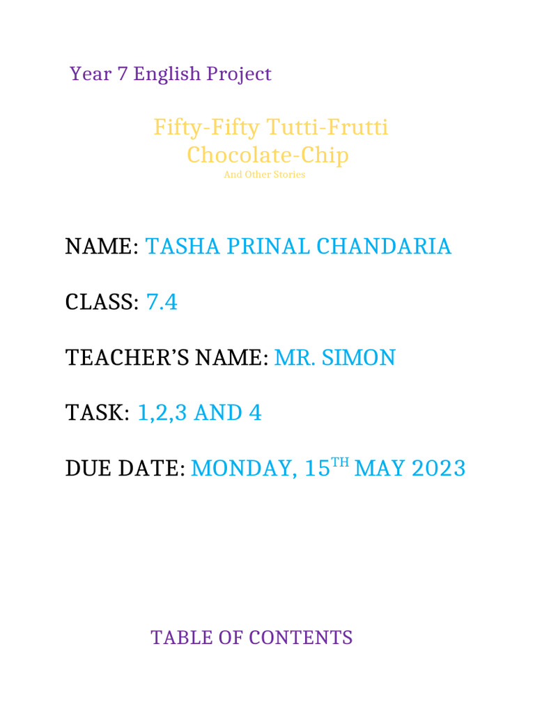English Project | PDF