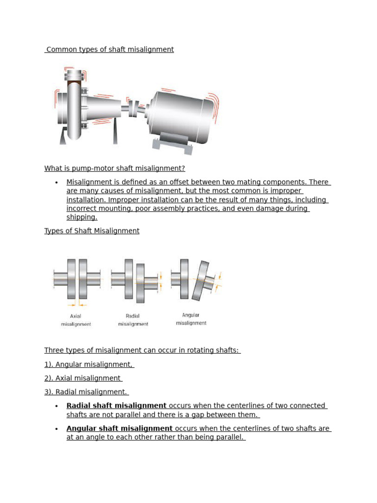 Pump Shaft Allignment | PDF | Bearing (Mechanical) | Mechanical Engineering