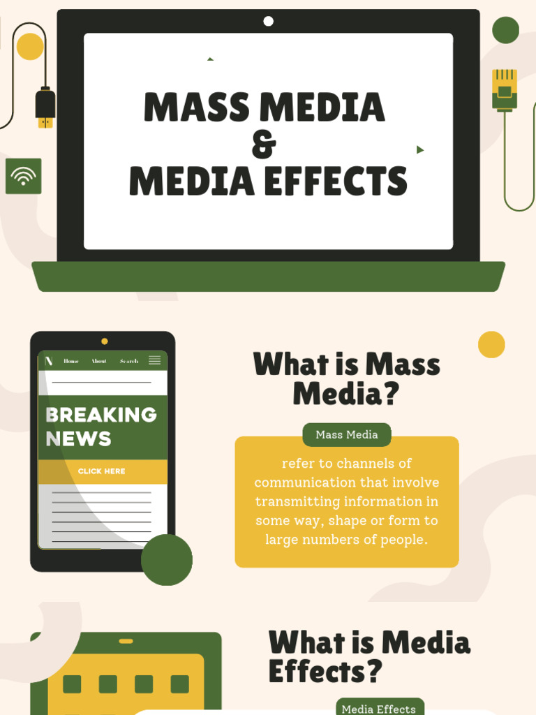 Mass Media Media Effects | PDF