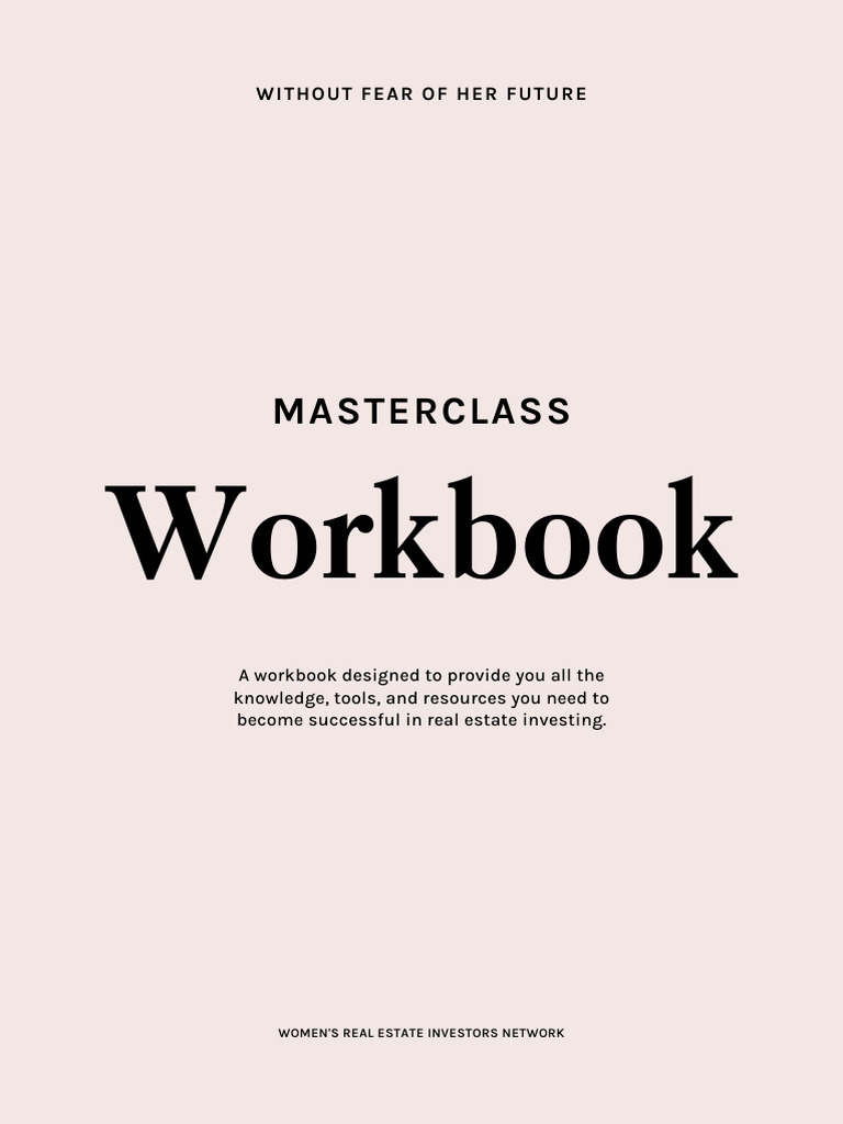 Wrein Masterclass - Workbook | PDF | Goal | Voicemail