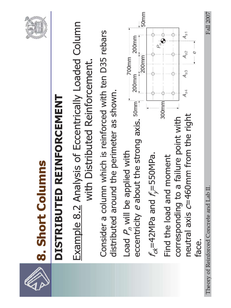 Eccentrically Loaded Short Column Analysis | PDF | Reinforced Concrete ...