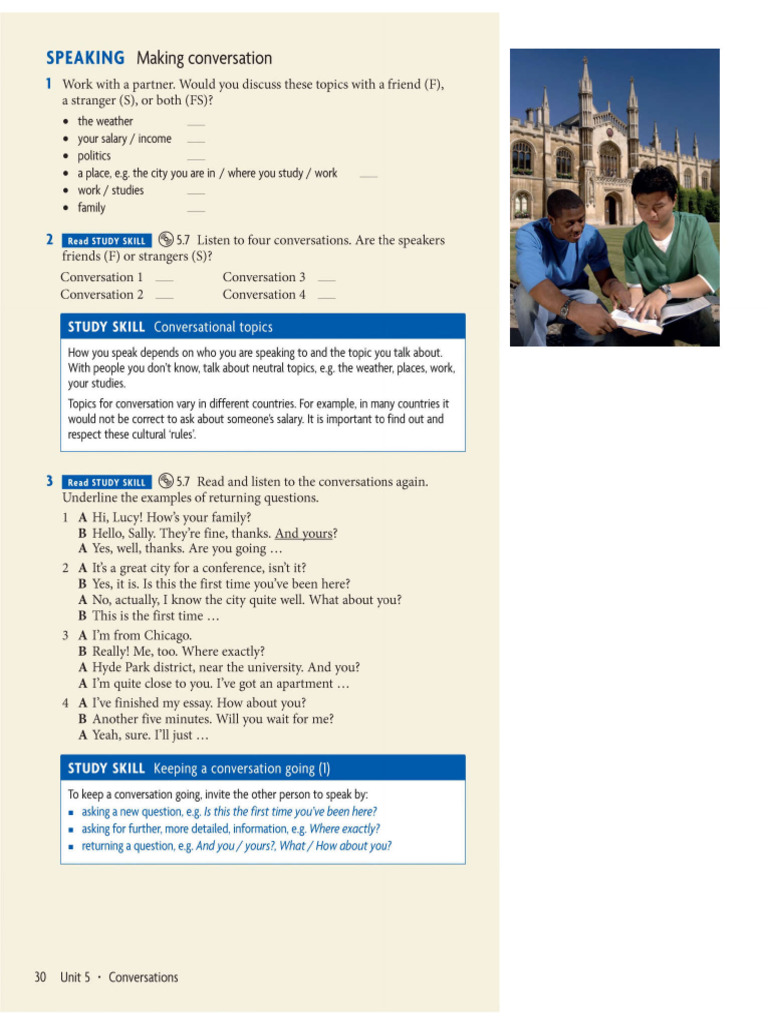 Unit 5 - General Conversation | PDF