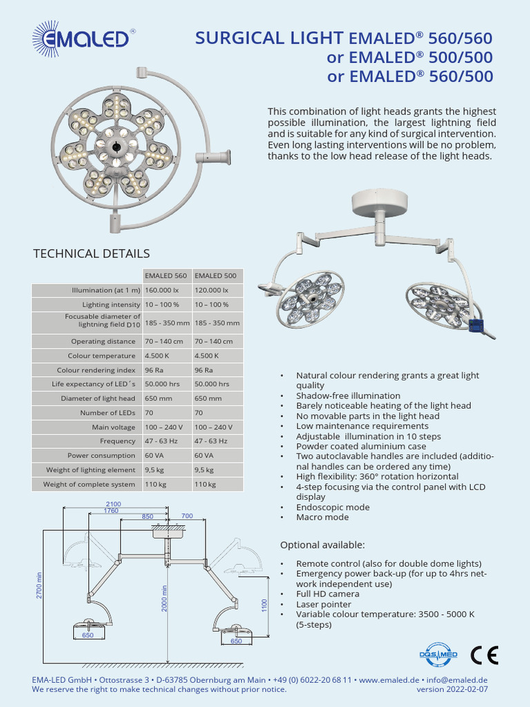 Catalog Model - EMALED 560 560 | PDF | Light | Electricity