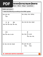 Alkanes Cycloalkanes Worksheet | PDF