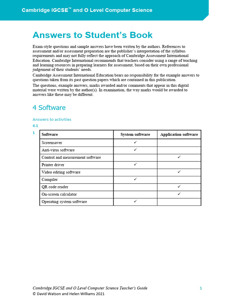 Answers To Chapter 4 Activities and Questions | PDF | Graphical User Interfaces | Programming