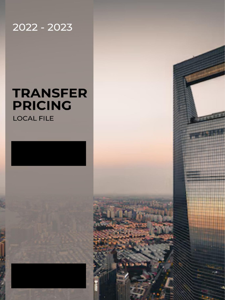 Transfer Pricing Local File | PDF | Tourism | Saudi Arabia