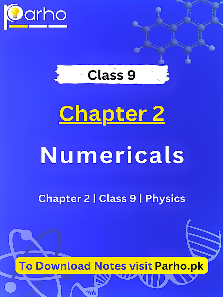 9th Physics Ch2 Numerical | PDF