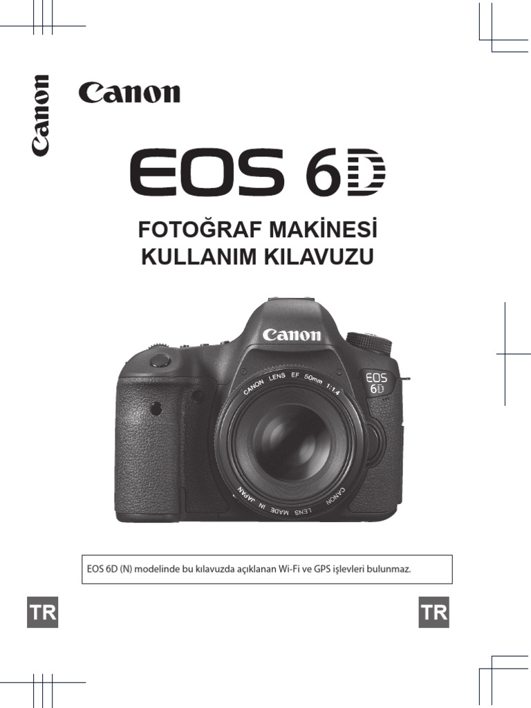 EOS 6D Instruction Manual TR | PDF