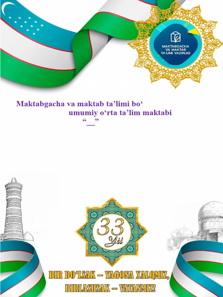 4 - Sinf - Sinf - Soati - Tarbiyaviy - Soat - 2024 - 2025 - To'liq - Hajmdagi - Eng 2 | PDF