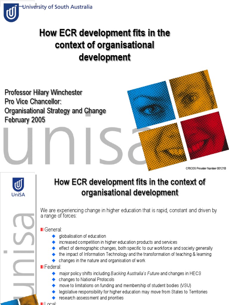 ECR Development in Organisational Context | PDF | Organization ...