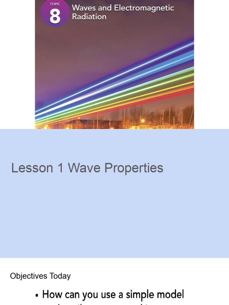 Topic 8 Waves and Electromagnetic Radiation | PDF