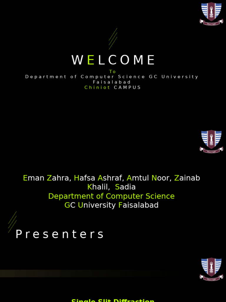 Single Slit Diffraction Explained | PDF | Diffraction | Wavelength
