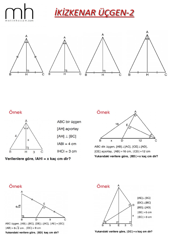 ikizkenar üçgen-2 | PDF