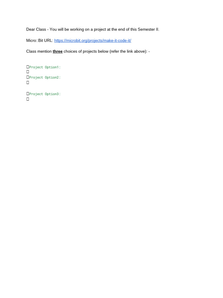 Shanjay Raghavendran - Micro__Bit Ideas Project | PDF