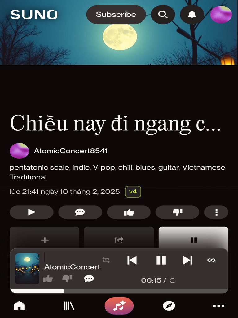 Chiều Nay Đi Ngang Công Viên Vắng, by @atomicconcert8541 Suno | PDF