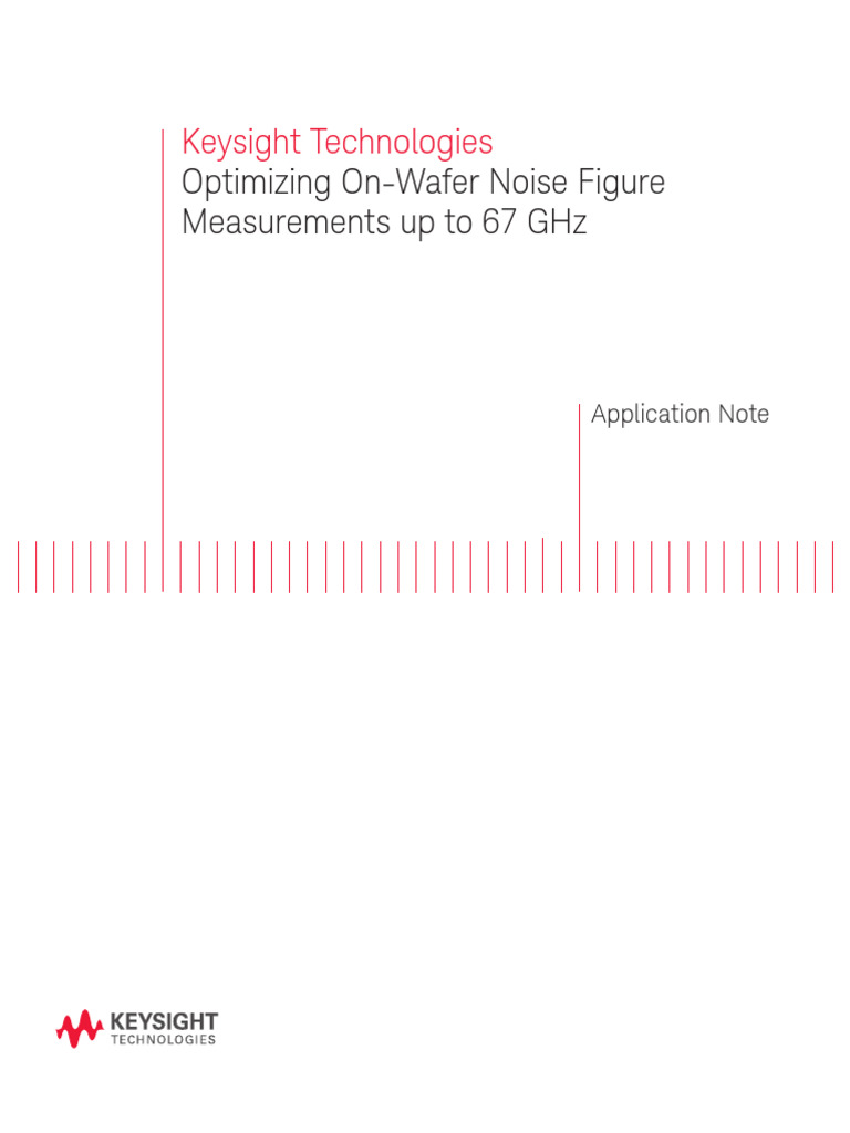 Optimizing On-Wafer Noise Figure Measurements Up To 67 GHZ | PDF | Amplifier | Signal To Noise Ratio