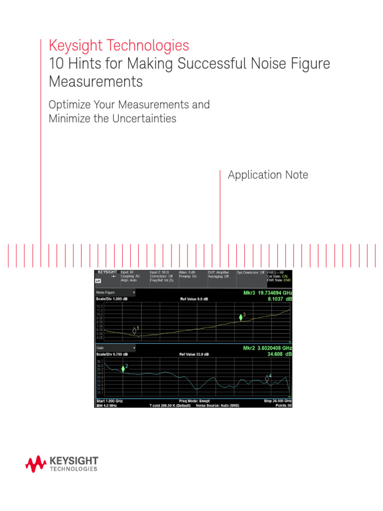 10 Hints For Making Successful Noise Figure Measurements | PDF | Bandwidth (Signal Processing ...
