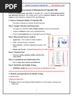 Edible Oils Specification - 2023 FSSAI | PDF | Sesame | Non Timber ...