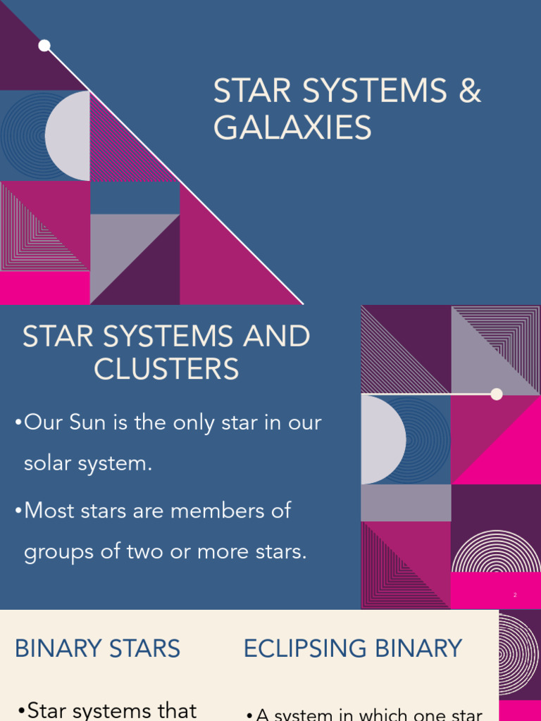 Star Systems Clusters | PDF