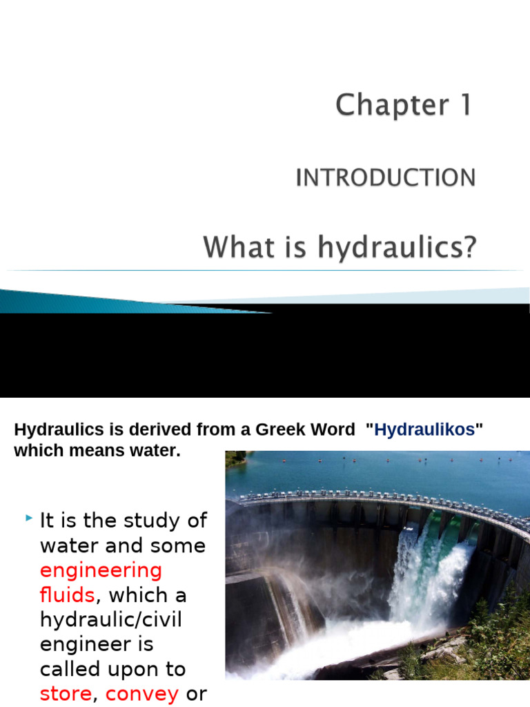 Chapter 1-2 - Hydraulics-I | PDF | Density | Viscosity