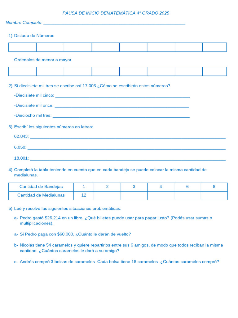 Pausa Inicio Matem | PDF