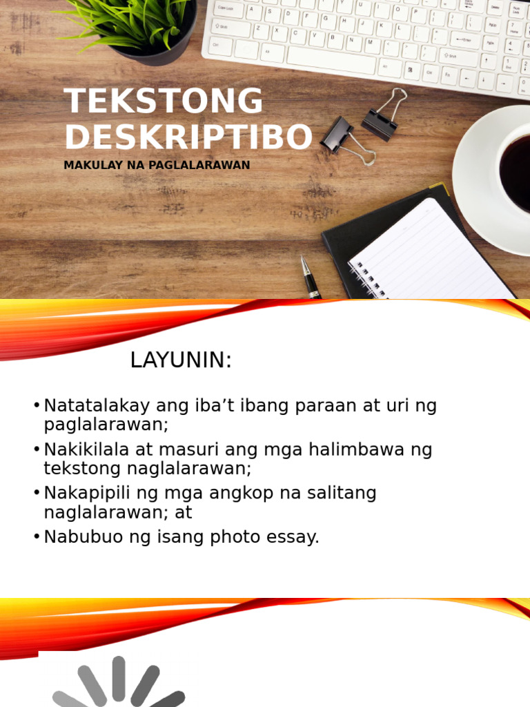 Tekstong Deskriptibo 2 | PDF