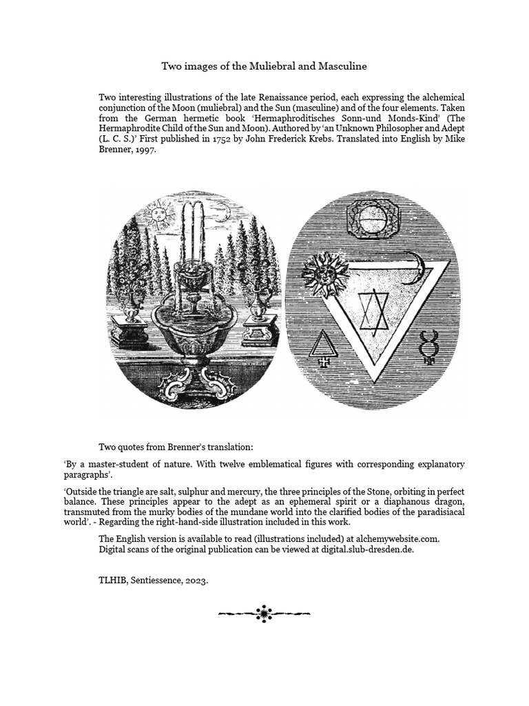 Two Images of The Muliebral and Masculine | PDF