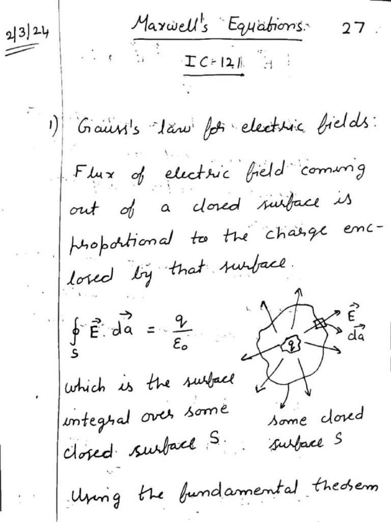 10.Maxwells Equations | PDF