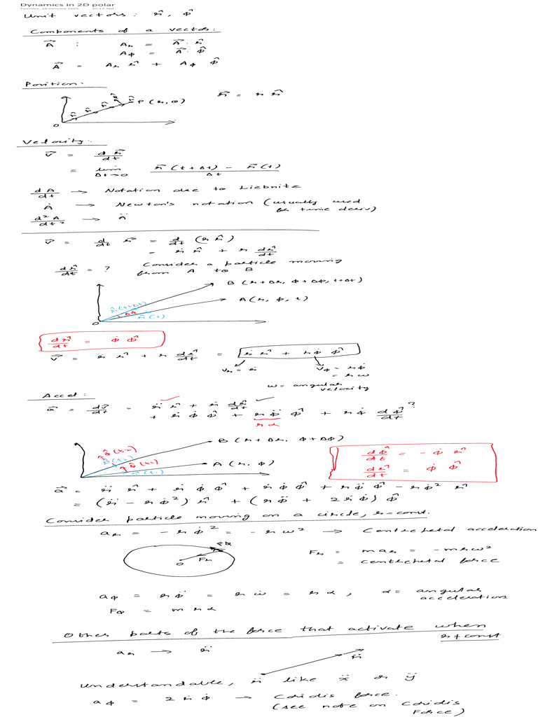 Understanding 2D Polar Dynamics | PDF