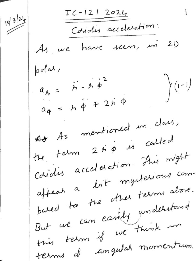 3.Plane_polar-Coriolis_acceleration | PDF
