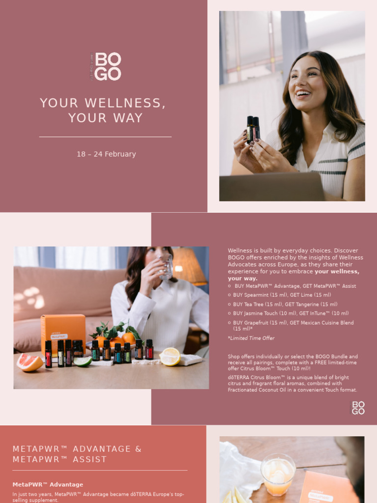 Your Wellness Your Way February BOGOs EU English | PDF | Essential Oil ...