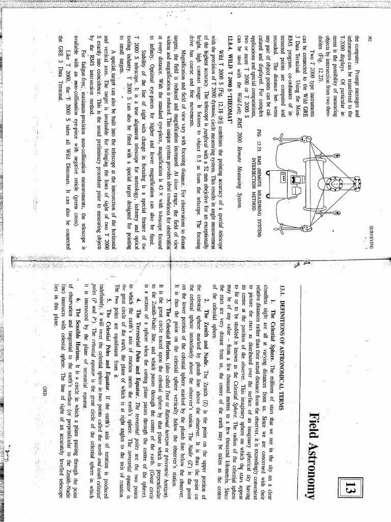 Field Astronomy | PDF