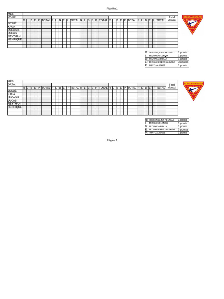 Planilha de Controle DBV | PDF