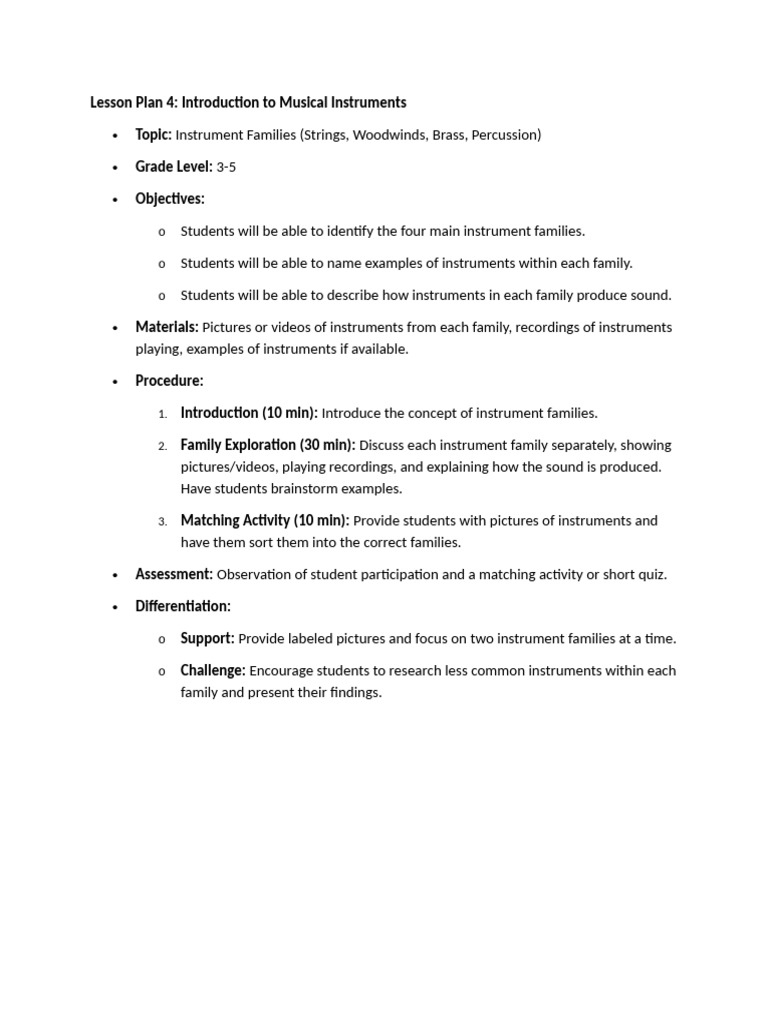 Introduction to Musical Instruments | PDF