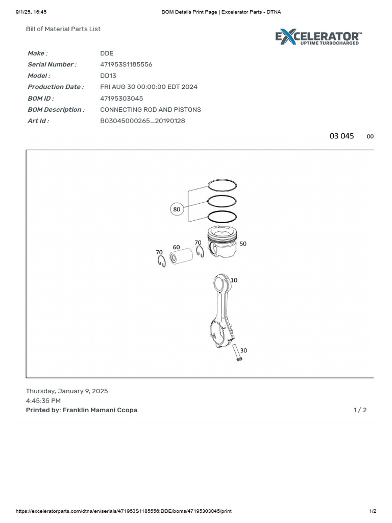 MOTOR - BIELA Y PISTONES | PDF | Piston | Engine Technology