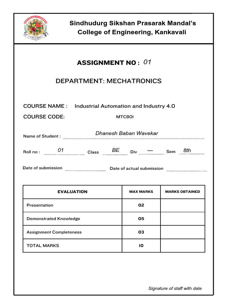 SSPM Case Studyformate | PDF | Engineering | Computing