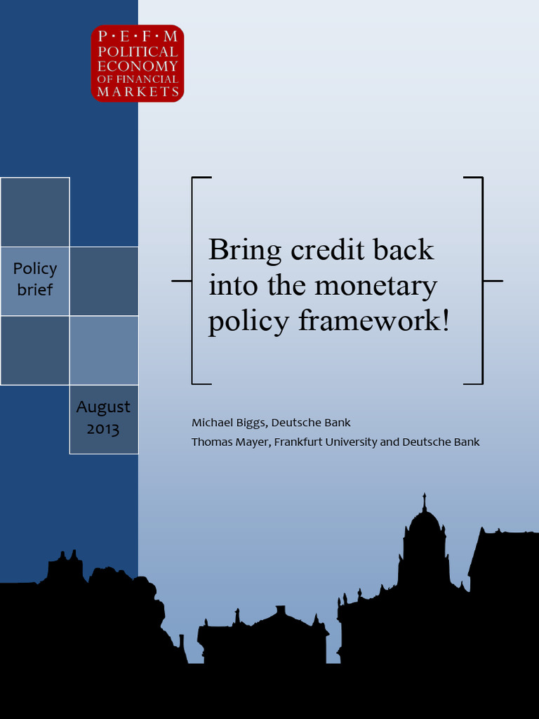 Biggs-Credit Impulse | PDF | Fiscal Policy | Monetary Policy