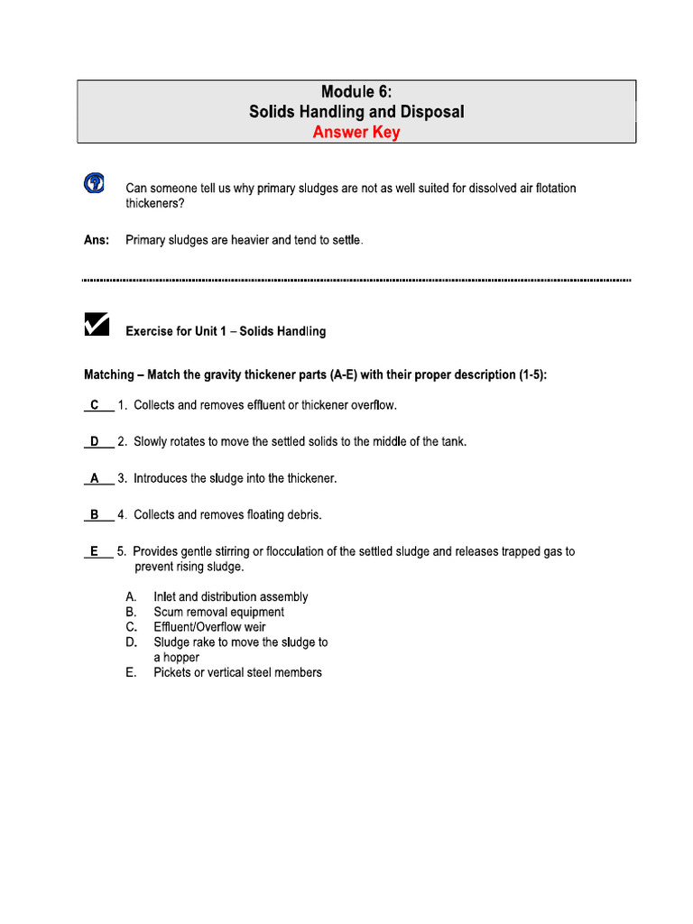 Solids Handling Questions | PDF