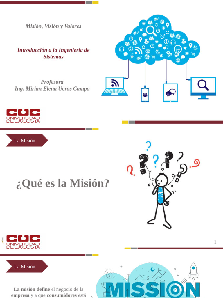 3. Misión, Visión y Valores - IIS | PDF | Diseño | Ingeniería de Sistemas