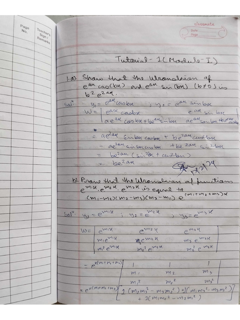 Maths Module 1 | PDF