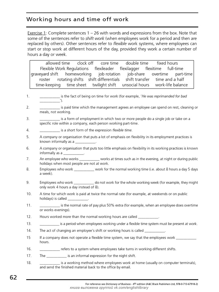 Working Hours and Leave Terminology Guide | PDF | Working Time | Overtime