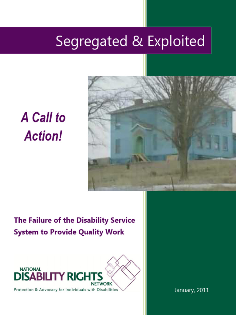 Segregated and Exploited | PDF | Employment | Disability