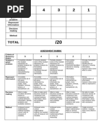 Acadience Math Benchmark Goals | PDF | Risk | Goal